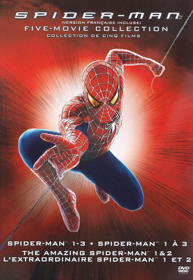 SPIDER-MAN: FIVE MOVIE COLLECTION (SPIDER-MAN 1-3 / THE AMAZING SPIDER ...