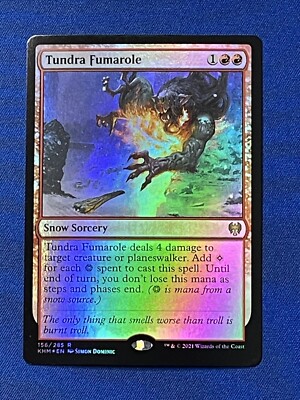 x1 Tundra Fumarole - Foil MTG Kaldheim Magic | eBay