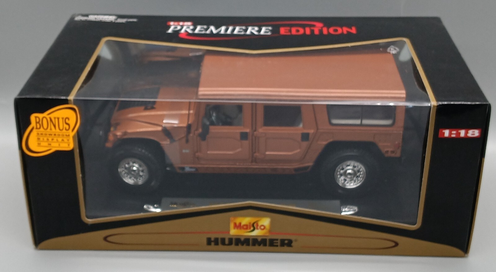 Maisto Premiere Edition Hummer H1 10th Anniversary Edition 1:18 Scale ...