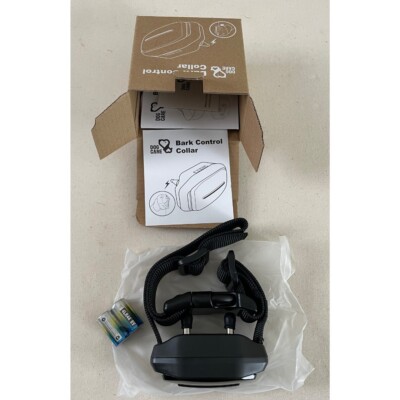 Dog Care Bark Collar Control Stop Barking 2 Modes LED Status ab01 UP to ...