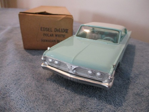 1960 Edsel dealer promotional model with the original box white over ...