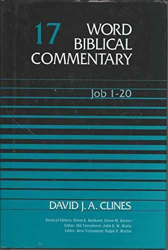 Word Biblical Commentary, Vol. 17: Job - Hardcover, by David J. A ...