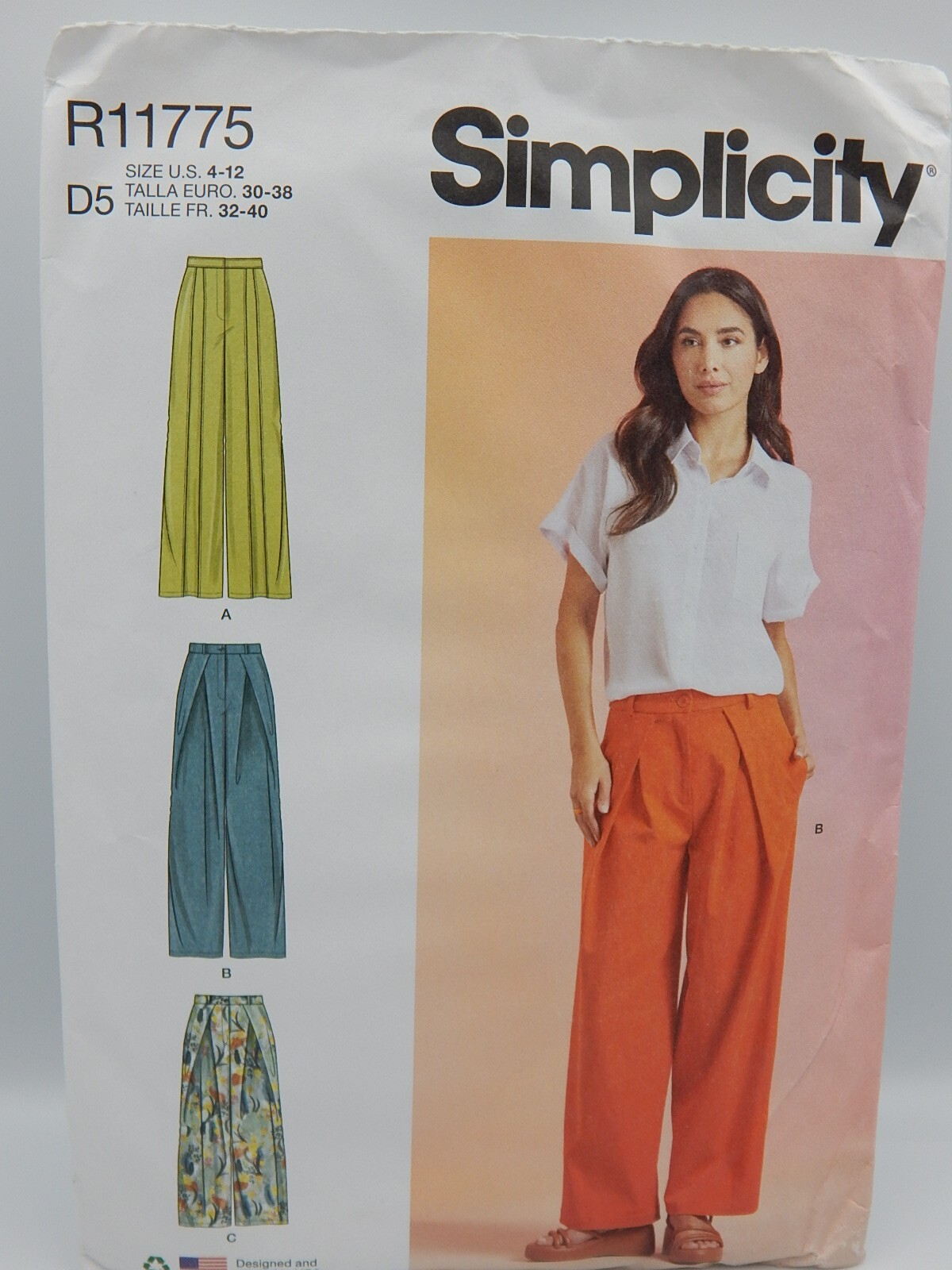 Simplicity 11775 Misses' Pants Uncut Sewing Pattern Size 4-12 9753 | eBay