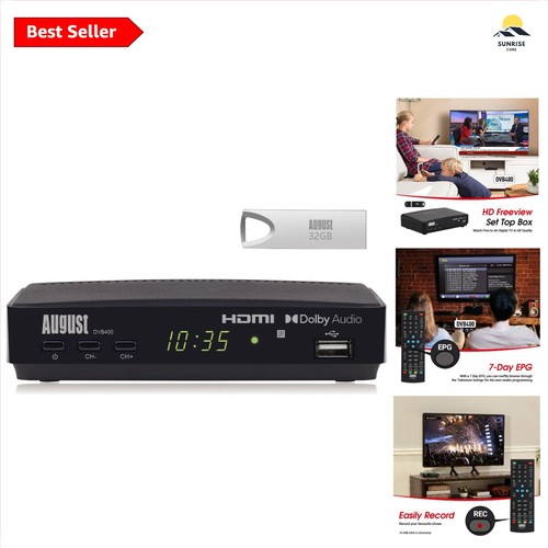 Freeview HD TV Digital Recorder Set Top Box Play Pause Rewind HDMI ...