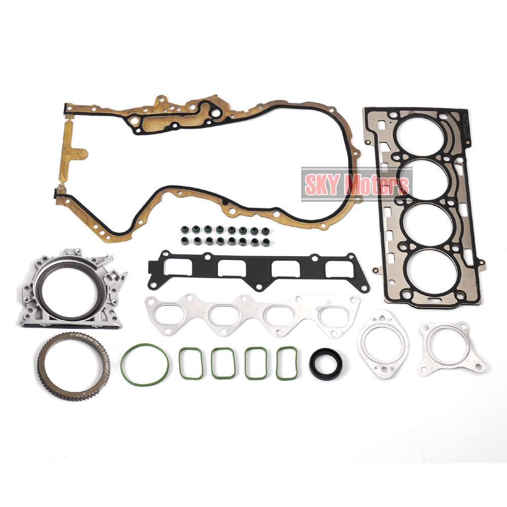 Engine Overhaul Seals Gaskets Repair Kit For AUDI A3 VW Golf Tiguan ...