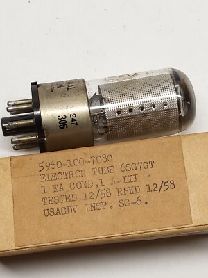 NATIONAL UNION 6SG7-GT TUBE (NOS) | eBay