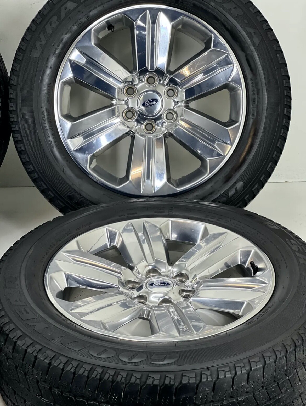 (4) 2015-2017 Ford F-150 King Ranch 20" 6 Spoke One Piece Cast Chrome ...