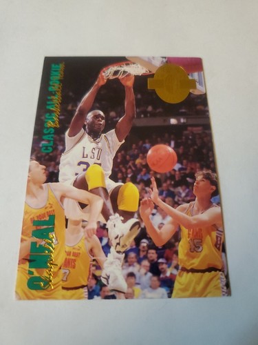 1995 Classic Superior Pix #315 Shaquille O'Neal Basketball LSU Tigers ...