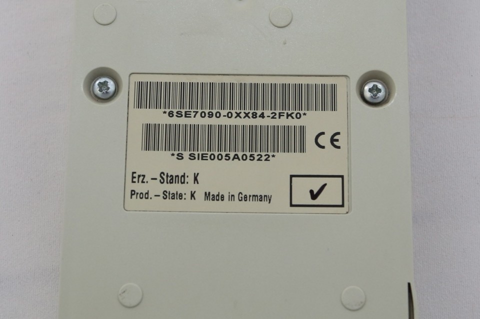 SIEMENS 6SE7090-0XX84-2FK0 OPERATOR PANEL | eBay