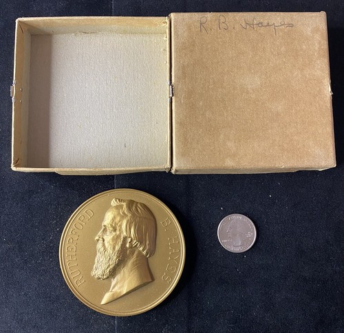 Rutherford B Hayes United States Mint Bronze Inauguration 3" Medal | eBay
