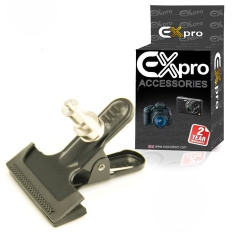 Studio Heavy Gorilla Duty Clip Clamp with 1/4" Spigot Mount Thread ...