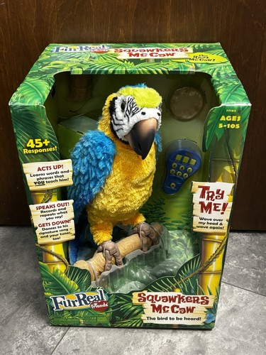 FurReal Friends Squawkers McCaw 16" Remote Controlled Interactive ...