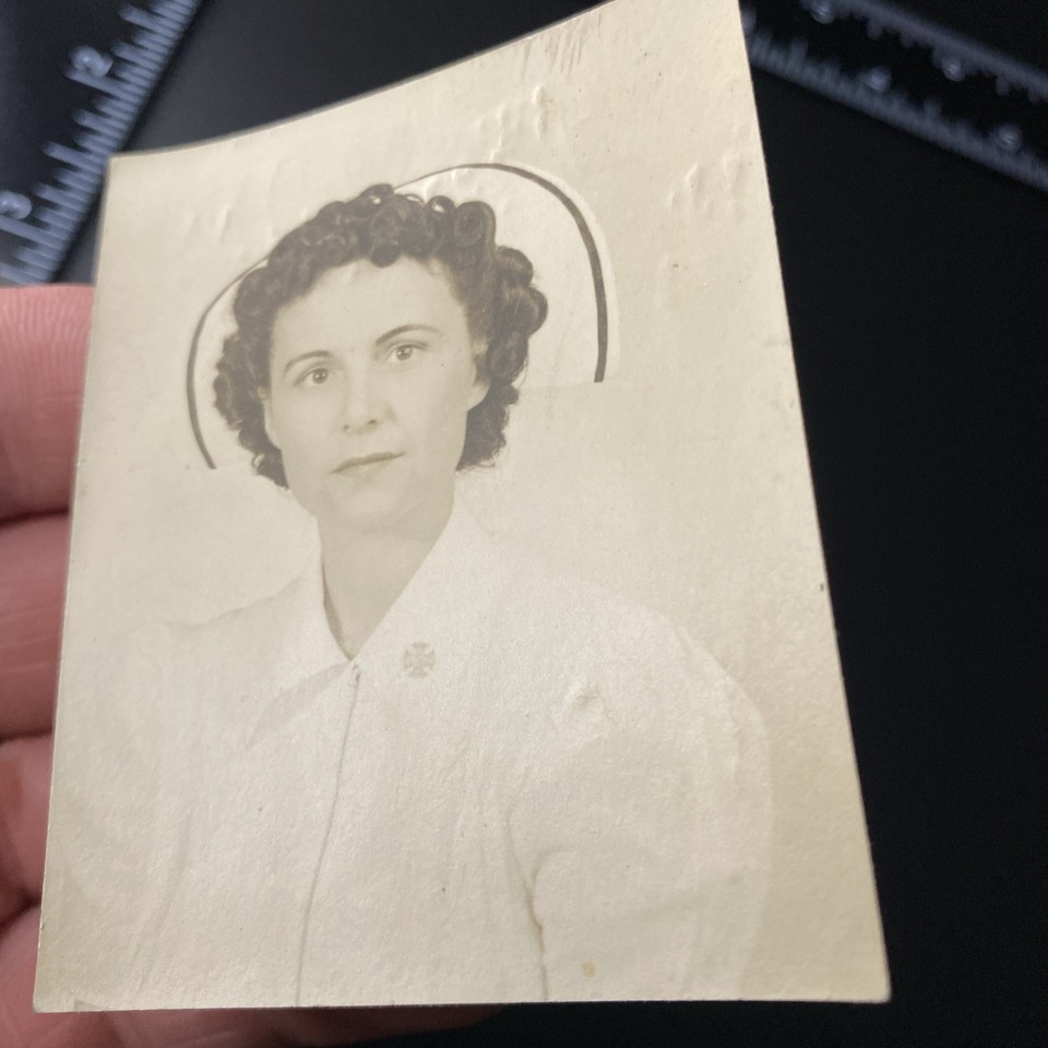 1930s Pretty Beautiful Female Nurse Hospital Medic Woman Snapshot Photo ...