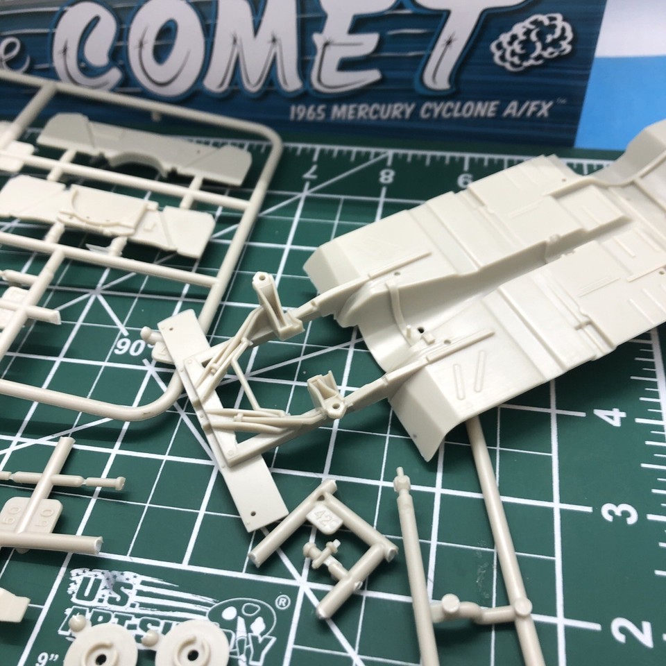 65 Mercury Comet A/FX Chassis W Frt Suspension No Rear End 1:25 LBR ...
