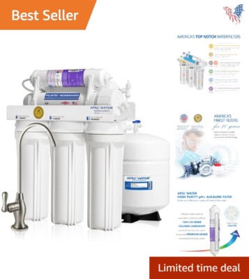 Ultra Safe RO Drinking Water Filter System - WQA Certified, pH+ ...