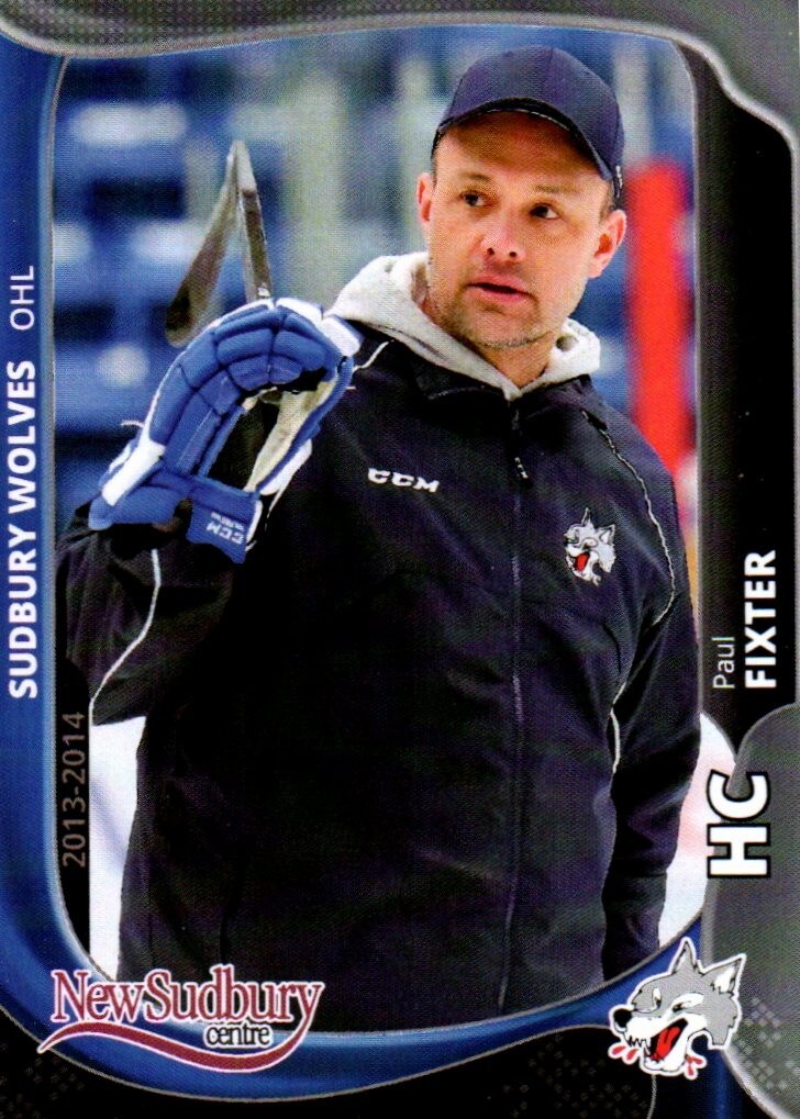 Paul Fixter 2013-14 Sudbury Wolves | eBay