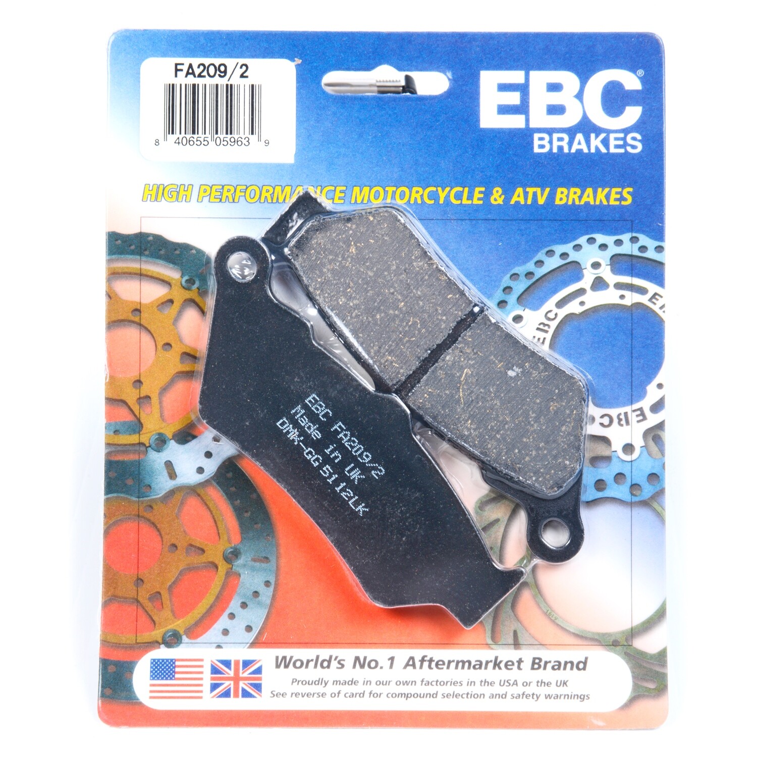 EBC - FA209/2 - Organic Brake Pads for sale online | eBay