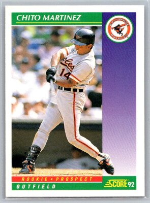 # 400 Chito Martinez Baltimore Orioles 1992 Score | eBay