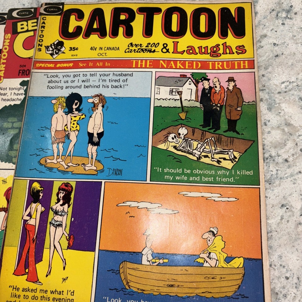 5 issues of 1973 & 1974 Cartoon Capers, gags and jokes magazines | eBay