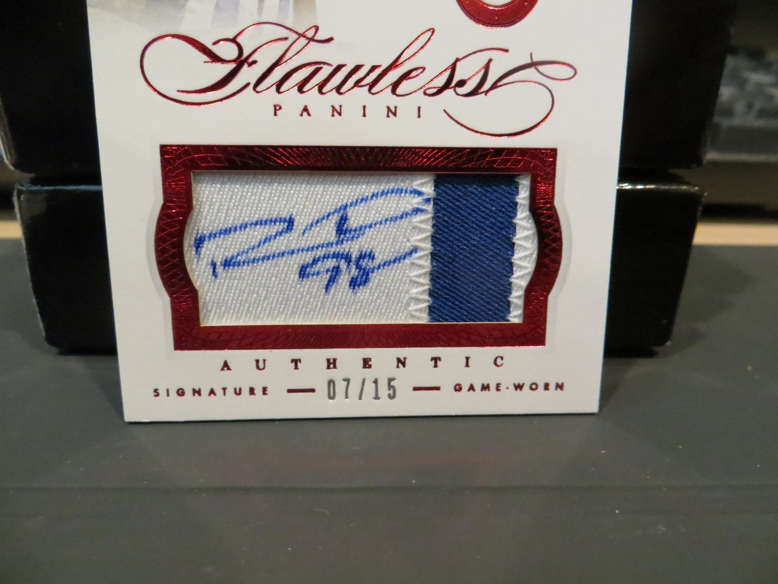 Panini Flawless Ruby Autograph Jersey Colts Auto Robert Mathis 07/15 ...