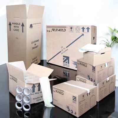2-3 Bedroom Housing Moving Kit, Cardboard Moving Boxes - House Removal ...