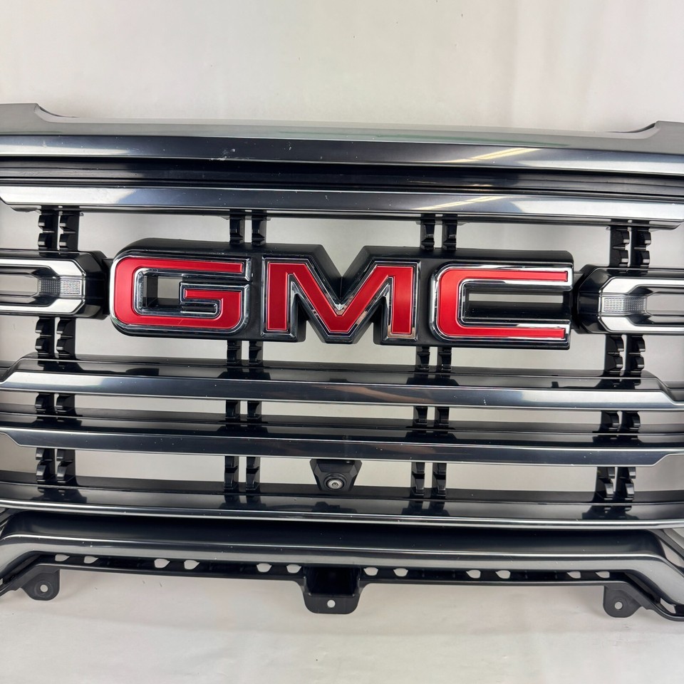 OEM 2020 2021 2022 GMC Sierra 1500 AT4 Front Grille Nightrider Chrome ...