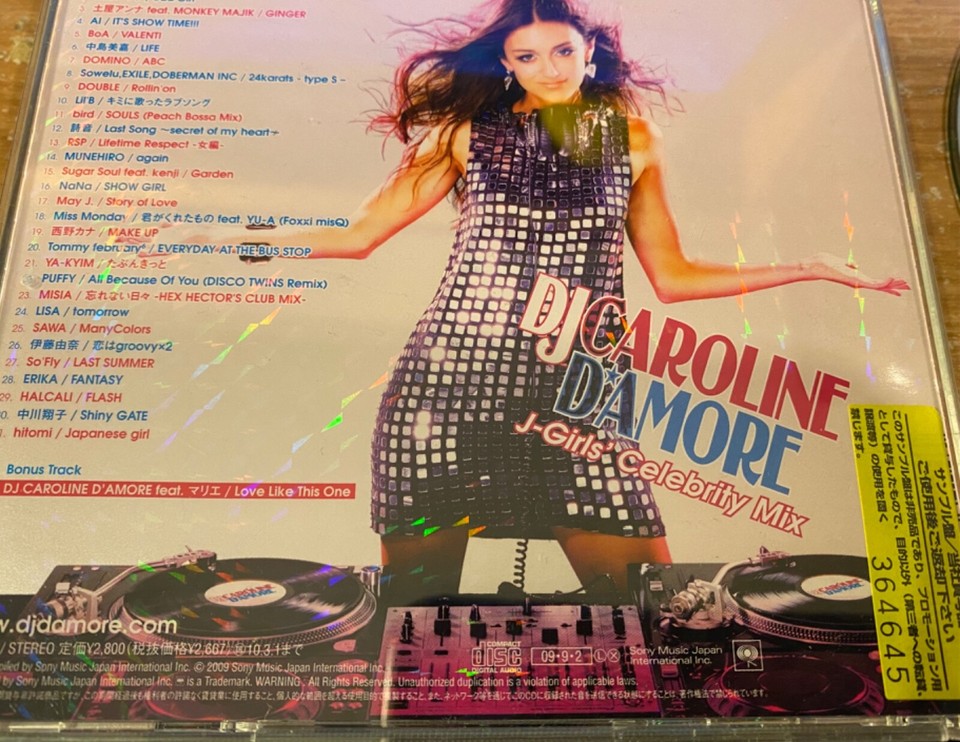 dj caroline d amore j-girls'celebrity mix | eBay