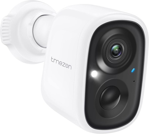 TMEZON 1080p Indoor/Outdoor Security Wireless Camera,Rechargeable ...