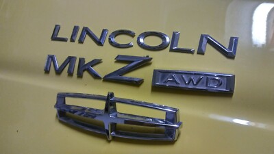 LINCOLN MKZ AWD CHROME OEM EMBLEMS WITH LOGO | eBay