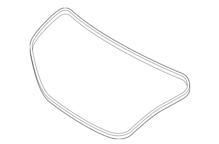 OEM 81761-P6000 W/STRIP-TAIL GATE OPNG Ems/Usps for Hyundai Santa Fe ...