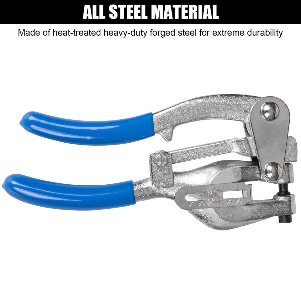 Metal Hole Punch Tool Set - Professional Heavy Duty Hole Punch for ...