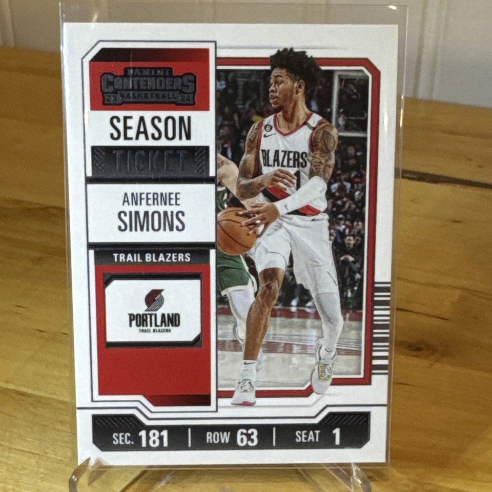 Anfernee Simons - Trail Blazers - Lot of 13 Cards - Motif Gallery Cert 24/25 | eBay