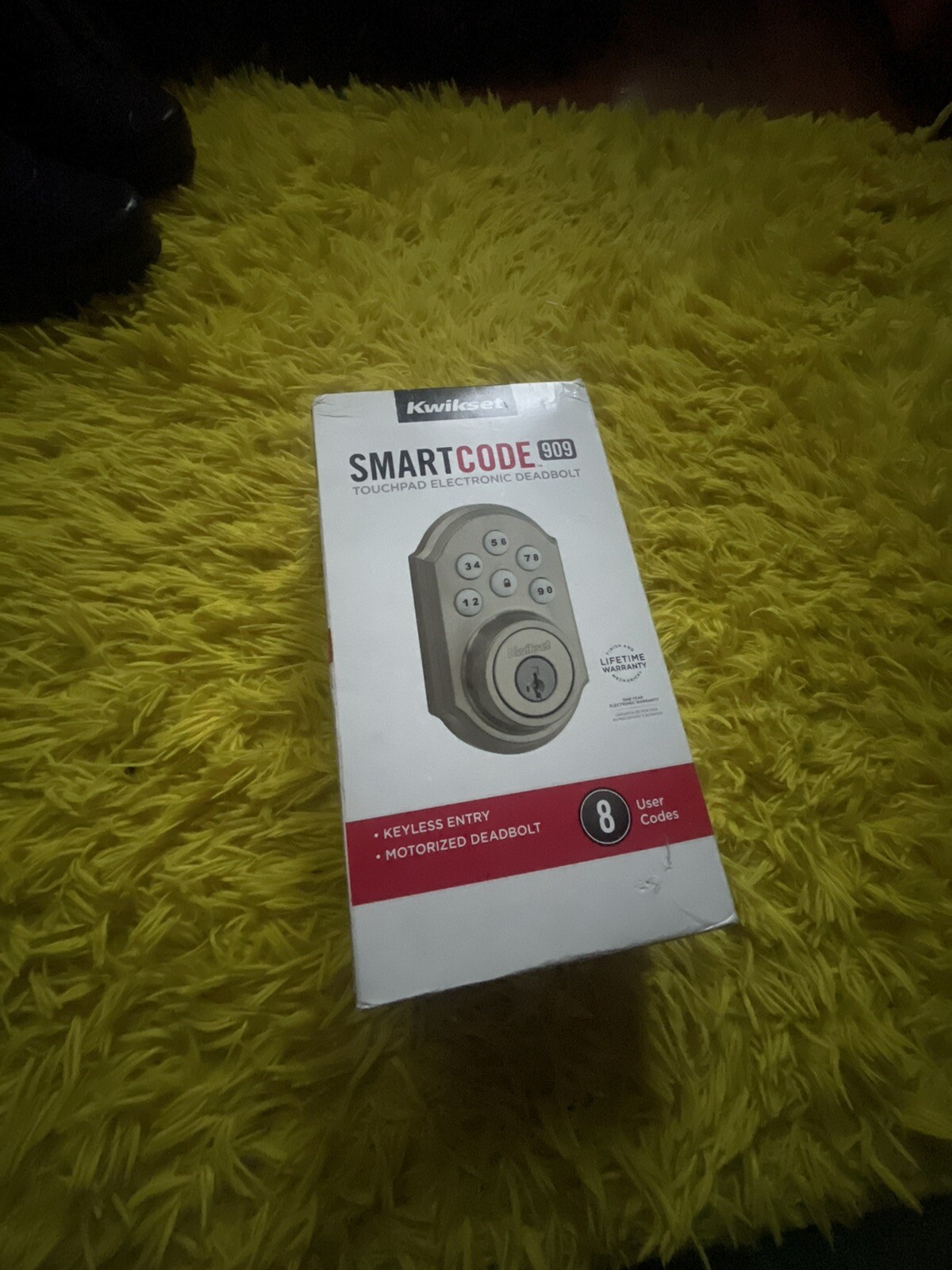 SmartCode Single Cylinder Electronic Deadbolt Featuring SmartKey ...