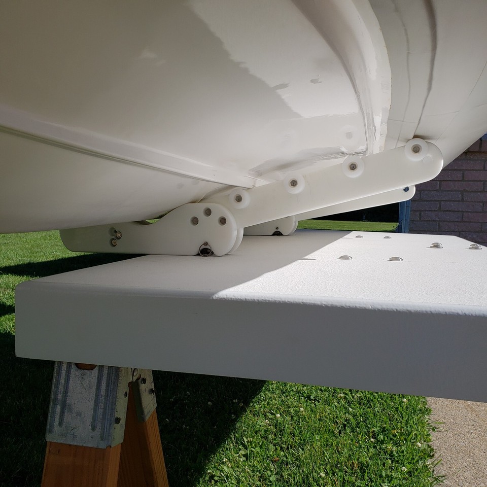 pull on davits st clair davits inflatable boat dinghy davits system ...