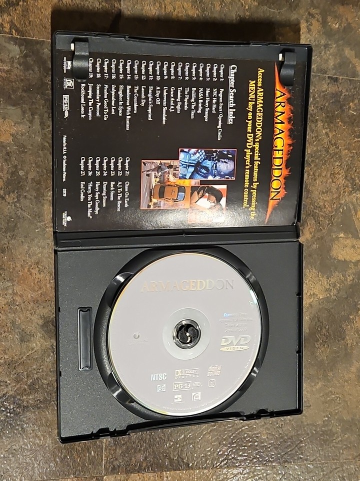 Armageddon (DVD, 1998) Wide Screen 717951000842| eBay