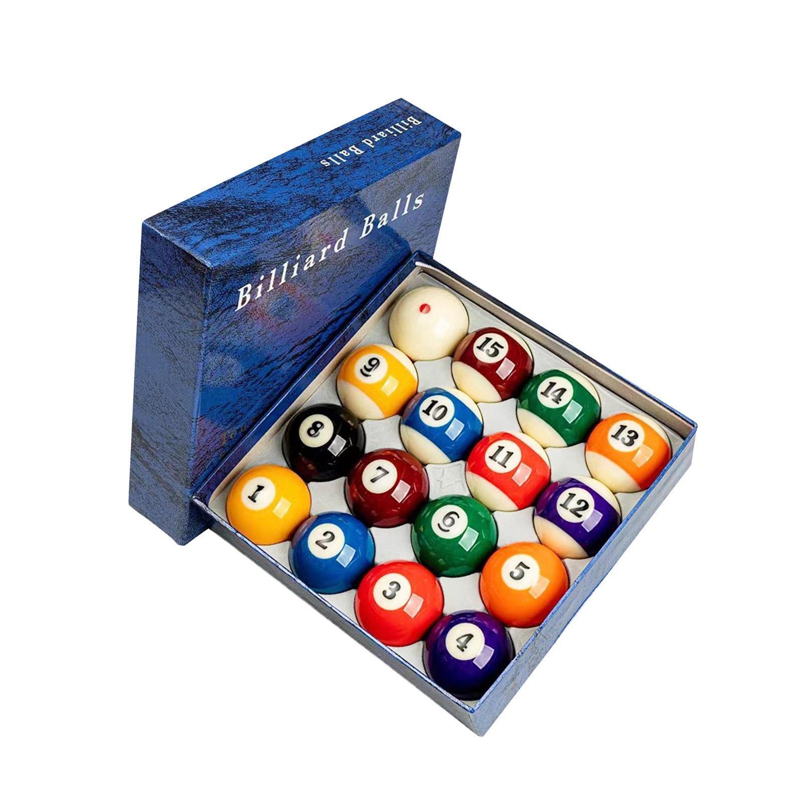 16 Pieces Billiard Balls Set Snooker Balls Resin Balls Billiards ...