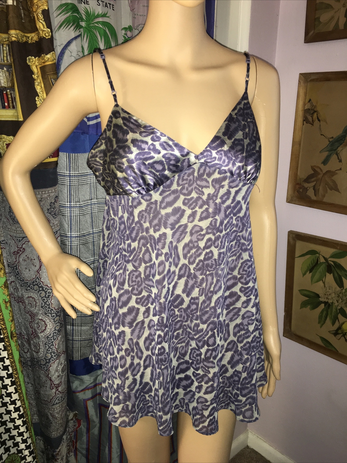 Victoria's Secret leopard print chemise nightie, high… - Gem