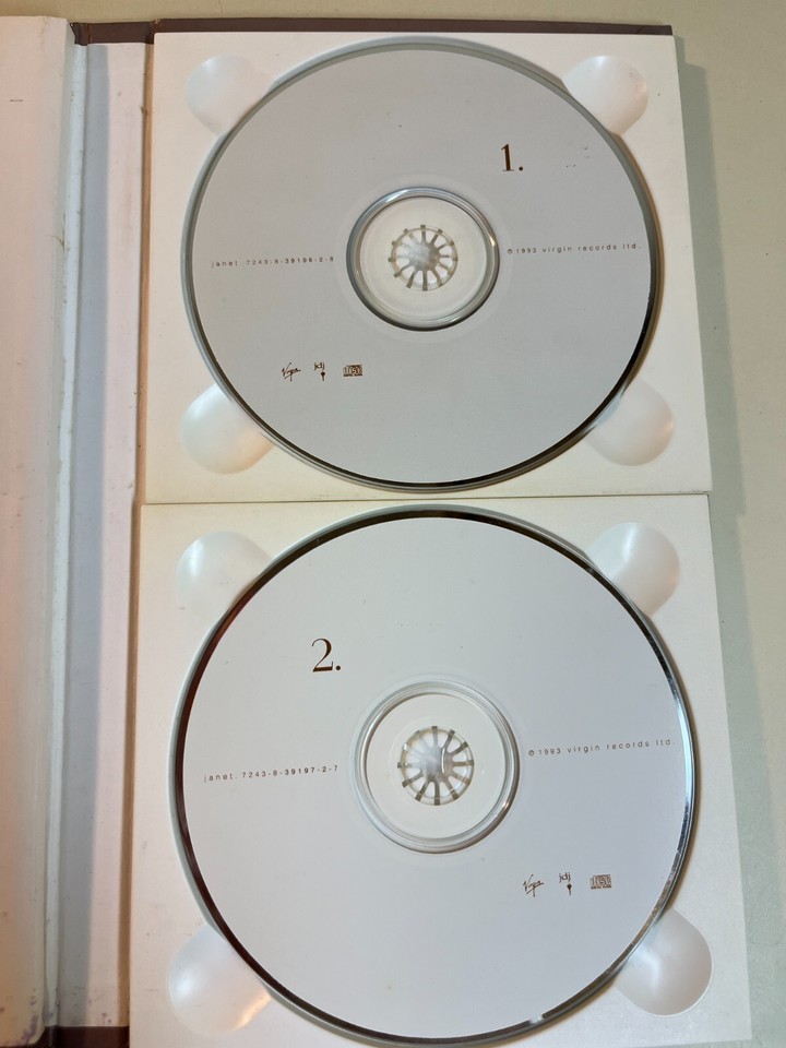 Janet Jackson Janet 2 CD Collectible Photo Book Box Set 1993 Hand Bra ...