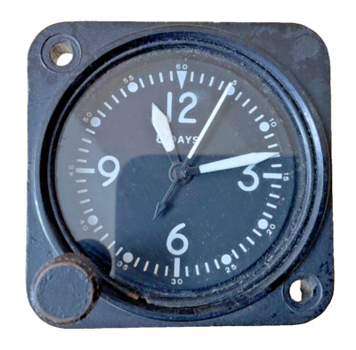 VINTAGE USAF AIRCRAFT 8 DAY COCKPIT CLOCK | eBay