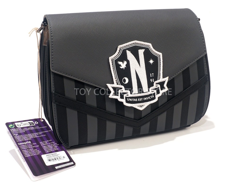Wednesday Addams Exclusive Nevermore Crossbody Bag Wednesday Purse NEW ...
