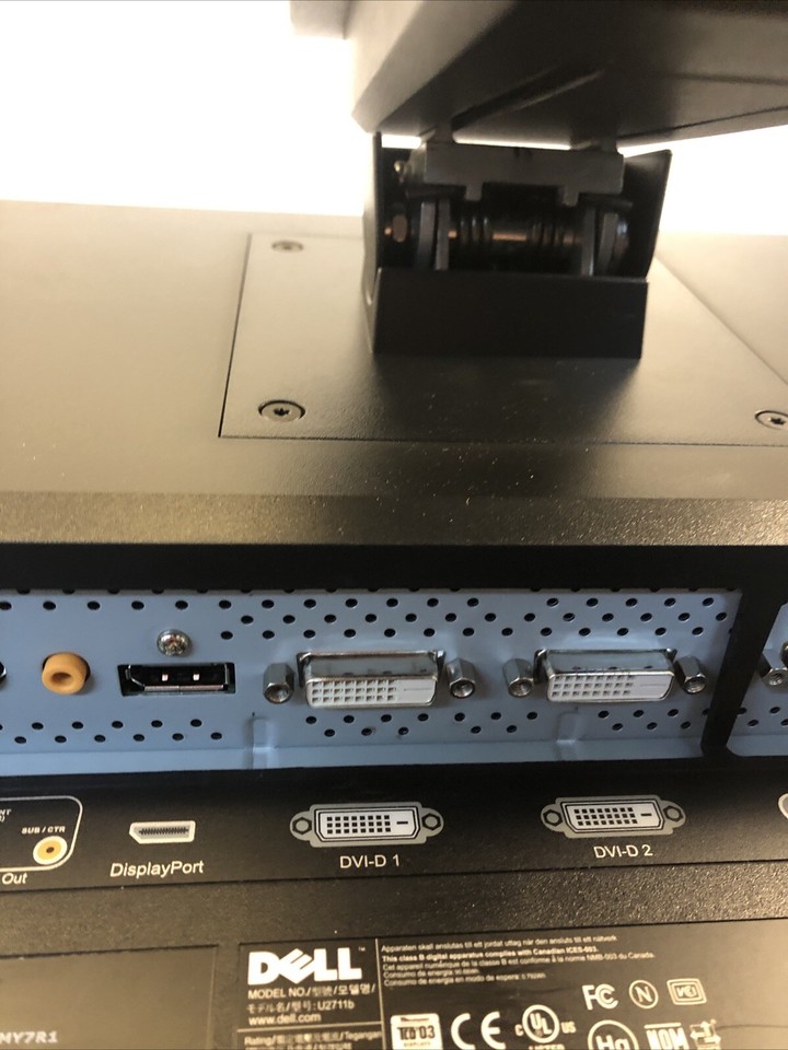 Dell UltraSharp U2711b 27 inch Widescreen IPS LCD Monitor QHD+ 16:10 ...