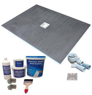Wet Room Wetroom Shower Tray Kit 20mm All sizes of Kits available (Wsk ...