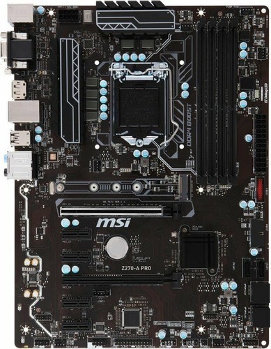 MSI Z270-A Pro MS-7A71 Ver.1.2 Intel Z270 Mainboard ATX Sockel 1151 ...
