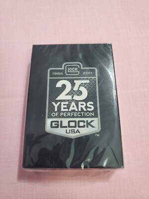 Sealed - New - 1986-2011 25 Years of Perfection GLOCK USA Playing Cards ...