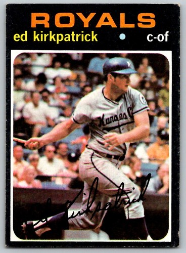 1971 TOPPS ED KIRKPATRICK KANSAS CITY ROYALS #299 | eBay