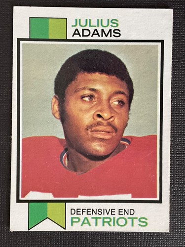 Julius Adams 1973 Topps Football Card #278 - New England Patriots ...