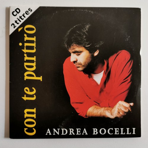 Andrea Bocelli – Con Te Partirò - CD 2 titres - Voglio Restare Così ...