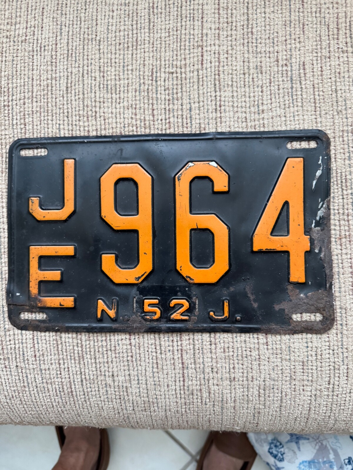 1952 New Jersey license plate | eBay