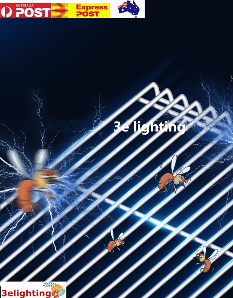 40W Electric UV Mosquito Fly Insect Pest Killer Bug Zapper Trap Lamp In ...