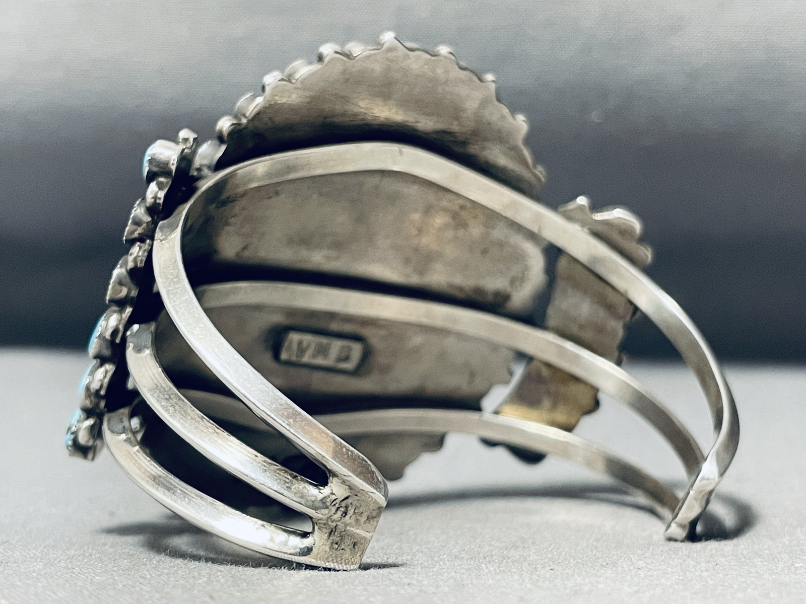 VICTOR MOSES BEGAY VINTAGE NAVAJO TURQUOISE STERLING … - Gem